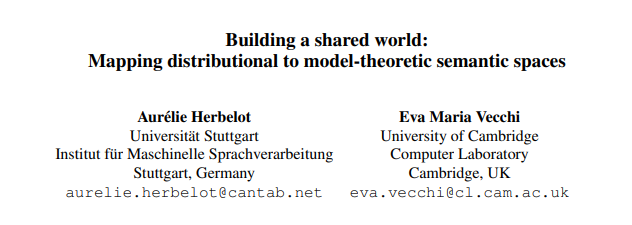 Model-Theoretic Semantic Spaces - Gustavo Rubino Ernesto Model-Theoretic Semantic Spaces - Gustavo Rubino Ernesto